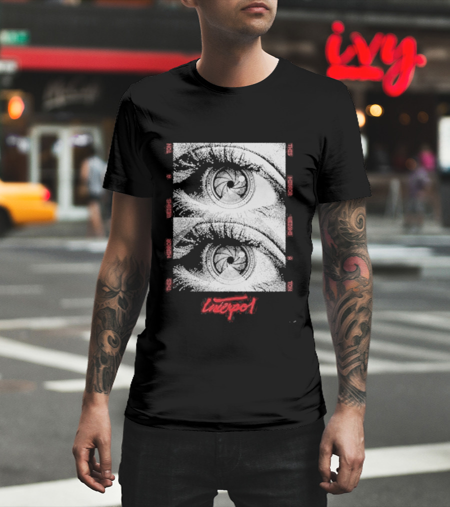 Shepard Fairey Obey Giant Interpol This Mirror Weighs A Ton T-Shirt