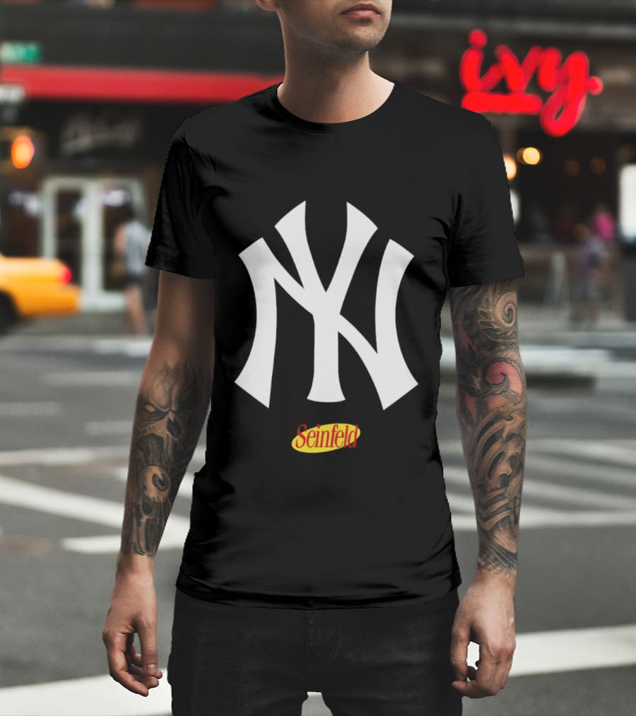 Seinfeld New York Yankees NY TV Show Iconic Collaboration T-Shirt