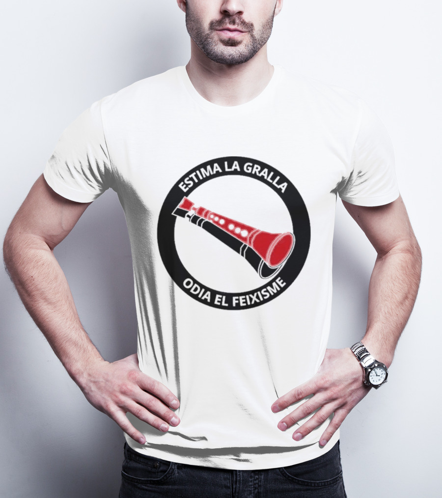 Estima La Gralla Odia El Feixisme Red Gralla T-Shirt