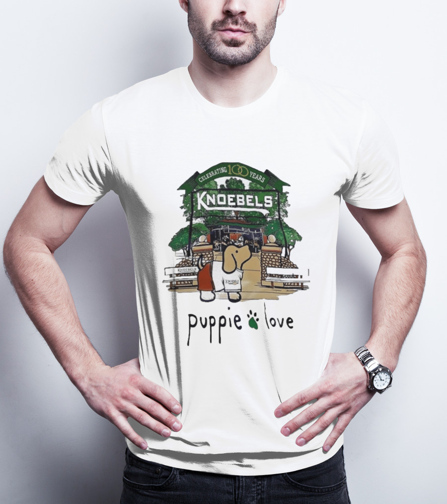 Celebrating 100 Years Knoebels Puppie Love T-Shirt