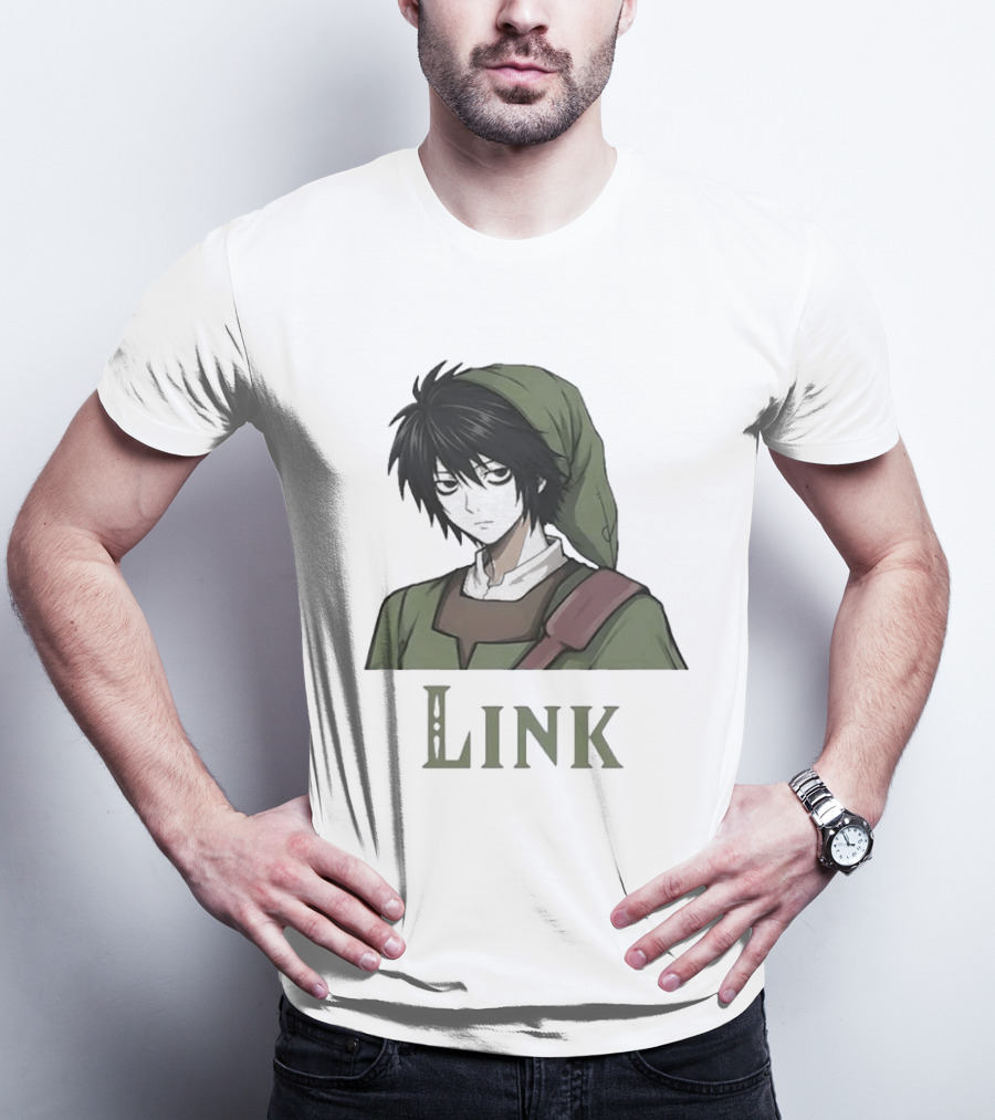L Lawliet As Link The Legend Of Zelda T-Shirt