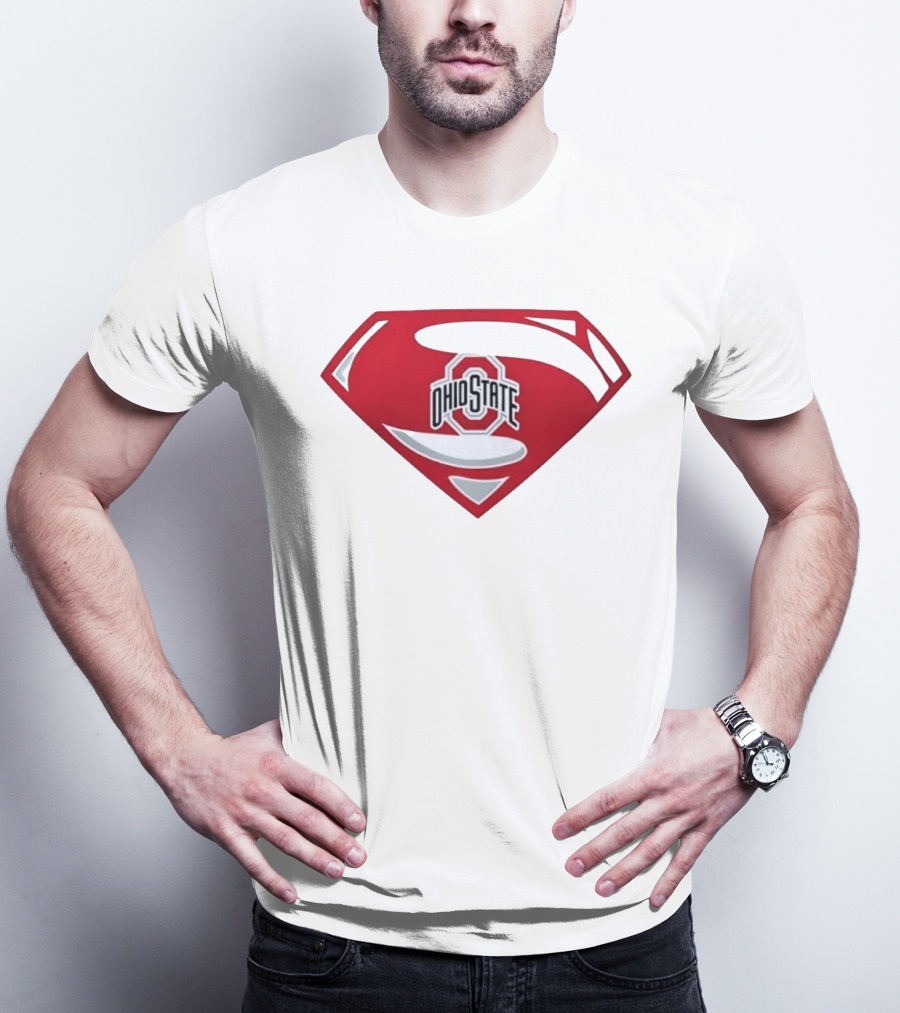 Ohio State Buckeyes Superman NCAA College Football T-Shirt