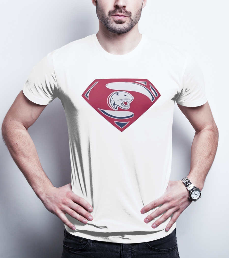 Panther S Emblem Superhero Sports Team Power T-Shirt