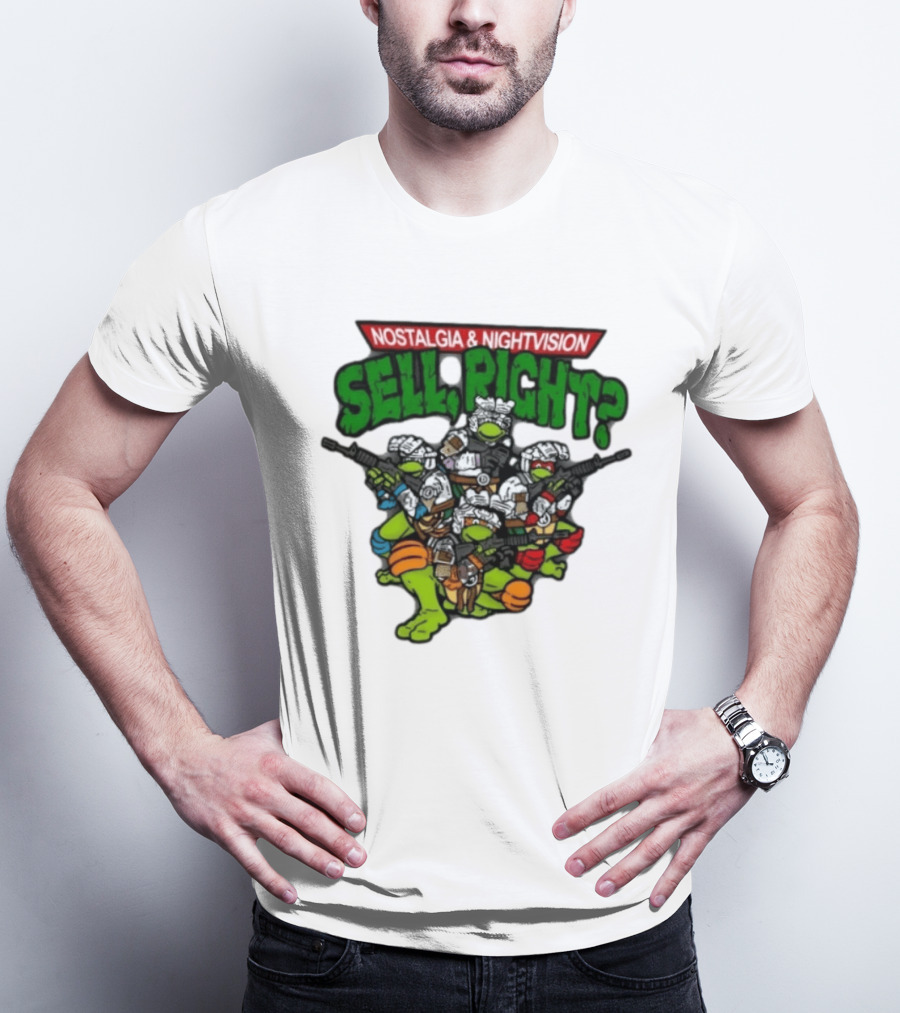 Nostalgia Nightvision TMNT Sell Right T-Shirt