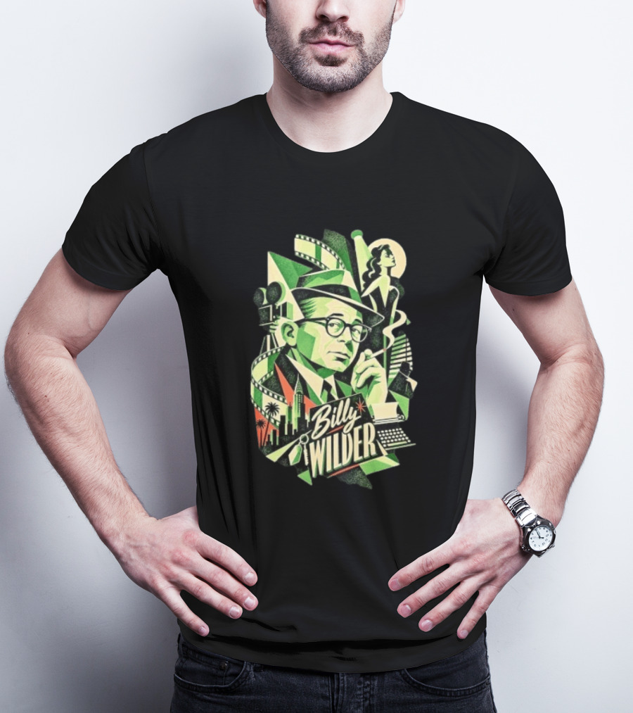 Billy Wilder Classic Hollywood Director Retro Film T-Shirt
