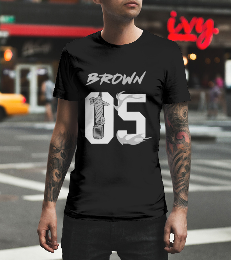 Las Vegas Raiders Chris Brown 2026 The R&R Tour 05 Flame T-Shirt