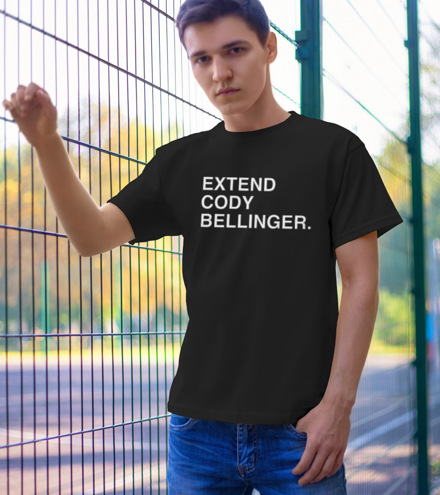 Extend Cody Bellinger Chicago Cubs Fan Message T-Shirt
