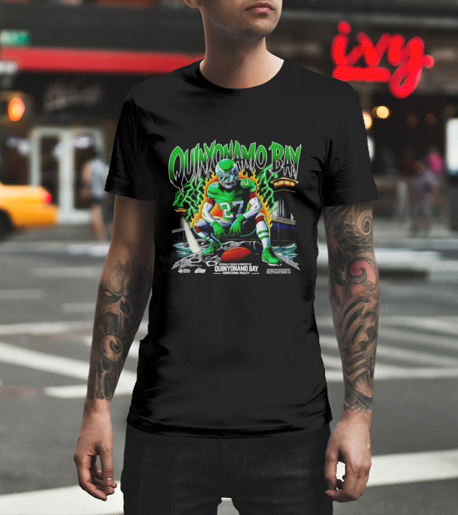Quinyon Mitchell Quinyonamo Bay Philadelphia Eagles 27 Football T-Shirt