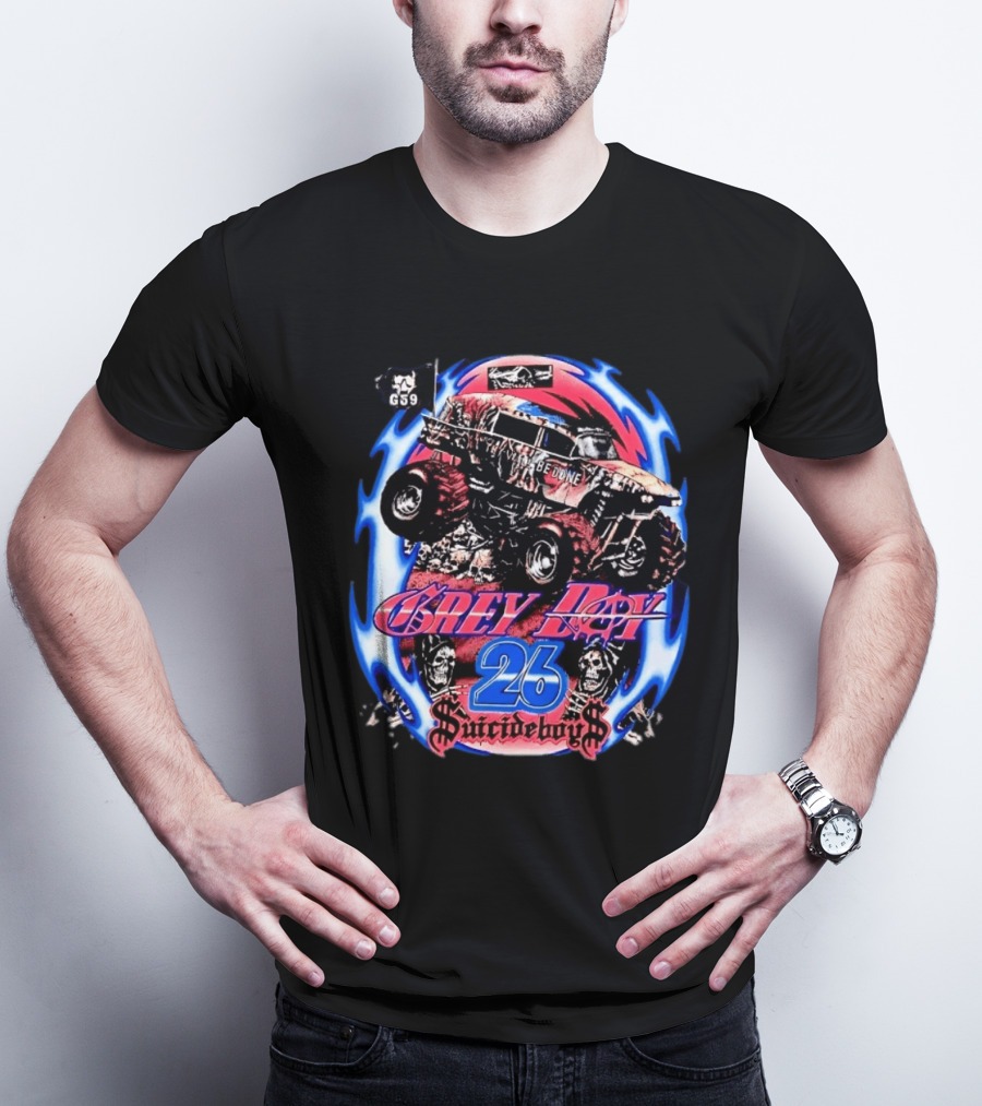 Suicideboys Grey Day 26 Monster Truck Thy Will Be Done G59 T-Shirt