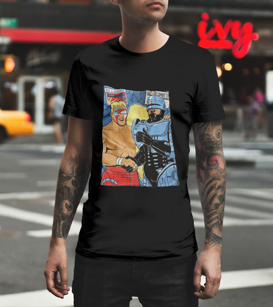 Ultimate Warrior TJ Lazer Robocop Capital Combat 90 T-Shirt
