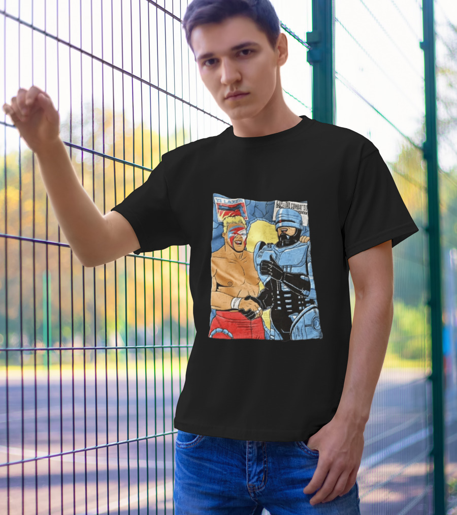 Ultimate Warrior TJ Lazer Robocop Capital Combat 90 T-Shirt