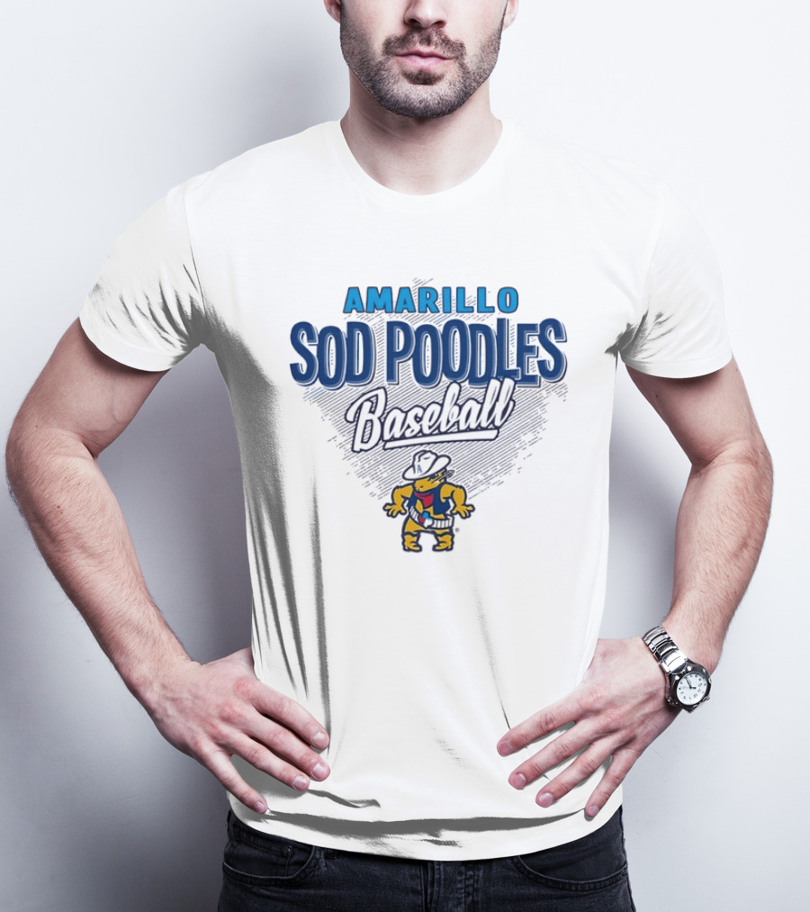 Amarillo Sod Poodles Baseball Team Logo MiLB T-Shirt