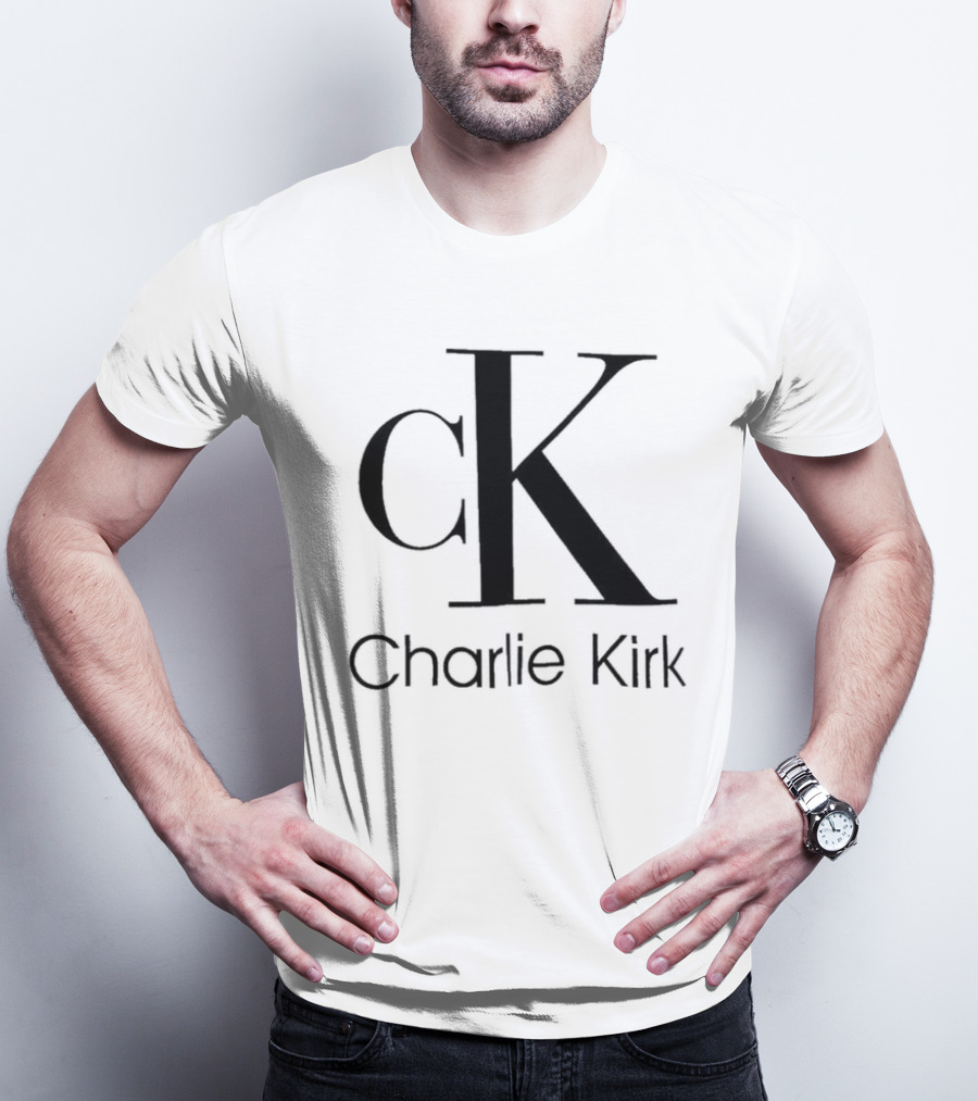 Charlie Kirk CK Bold Monogram T-Shirt