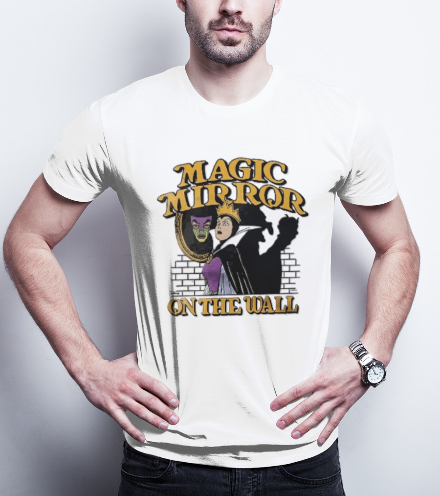 Magic Mirror On The Wall Evil Queen Old Hag Shadow T-Shirt
