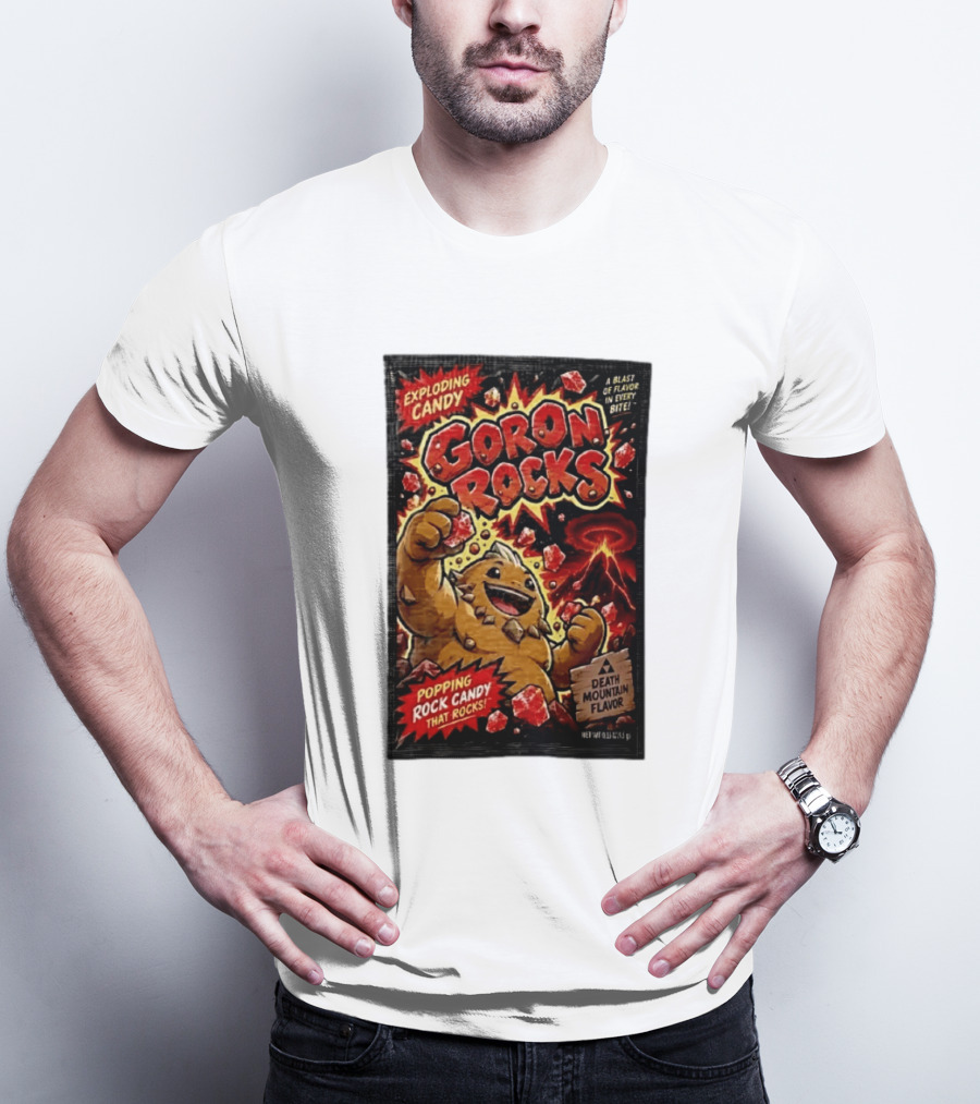 Exploding Candy Goron Rocks Death Mountain Flavor Popping Rock Candy That Rocks T-Shirt