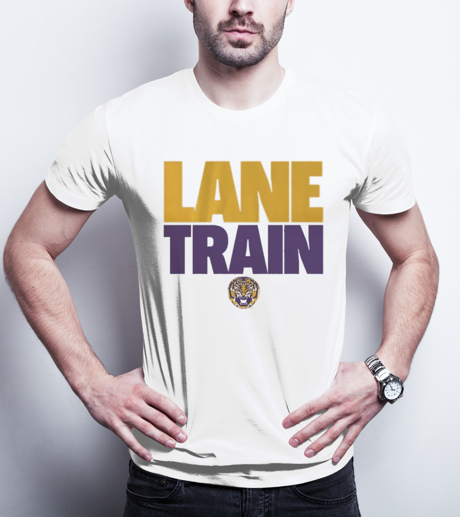 Lane Train LSU Tigers Football SEC Fan Gear T-Shirt