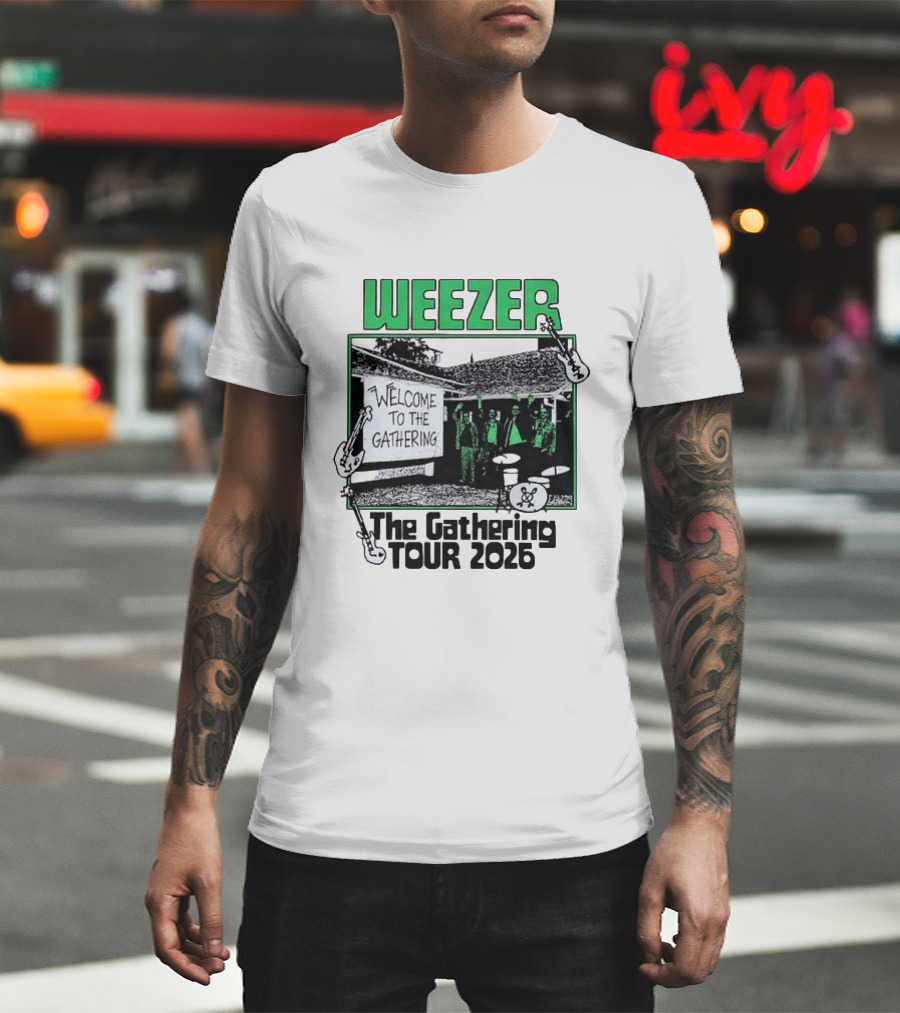 Weezer Welcome To The Gathering Tour 2026 T-Shirt