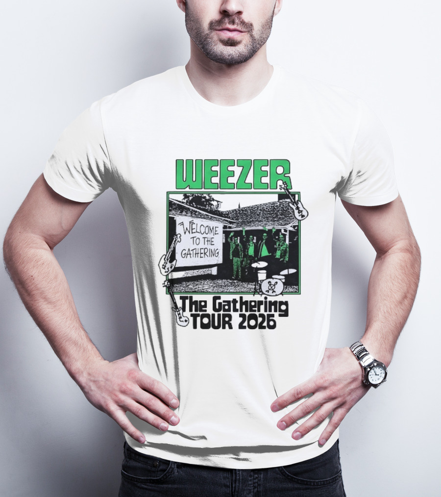 Weezer Welcome To The Gathering Tour 2026 T-Shirt