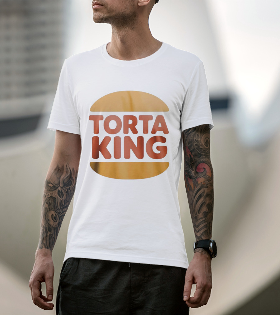 Torta King Burger Mexican Food Sandwich Concept T-Shirt