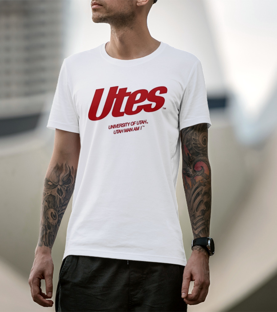 Utes University Of Utah Utah Man Am I NCAA T-Shirt
