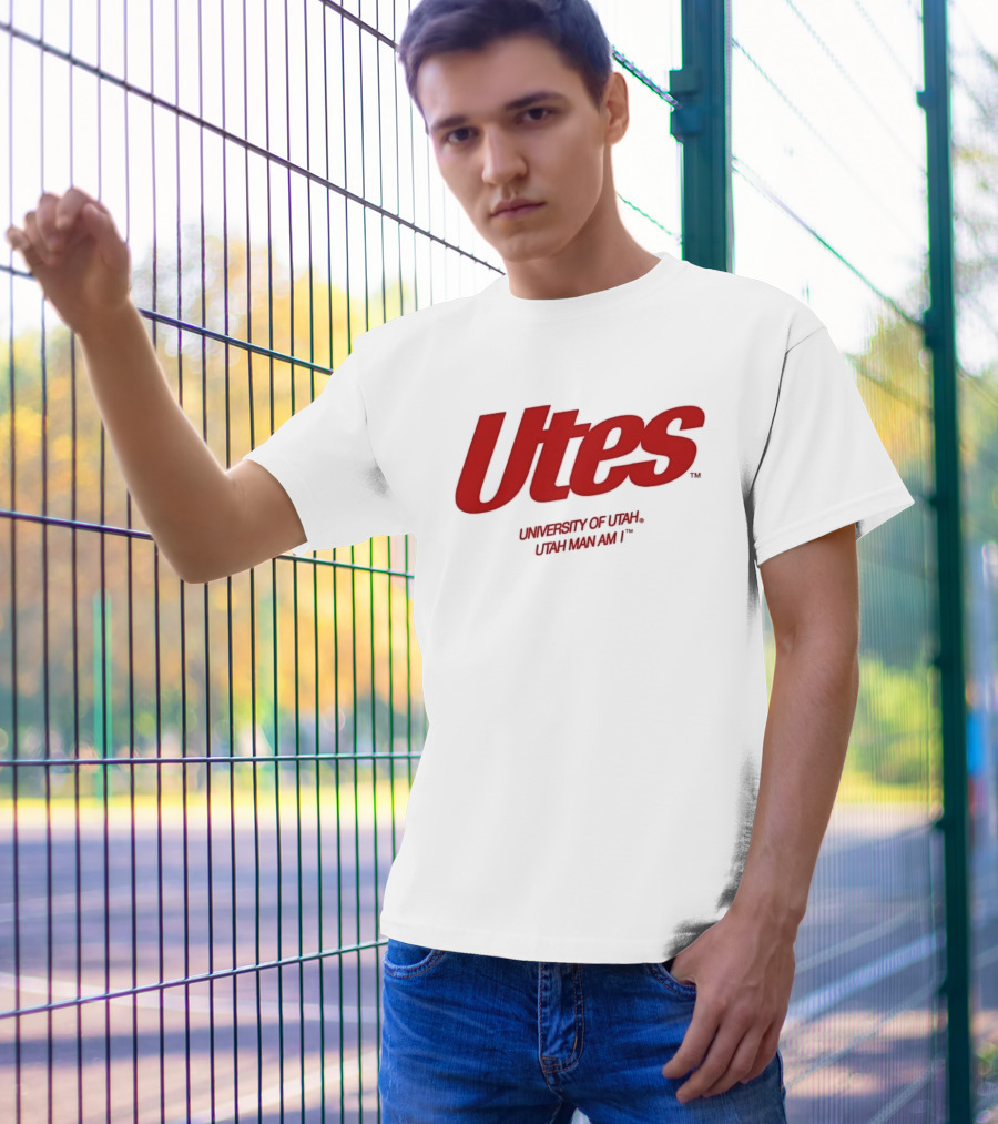 Utes University Of Utah Utah Man Am I NCAA T-Shirt