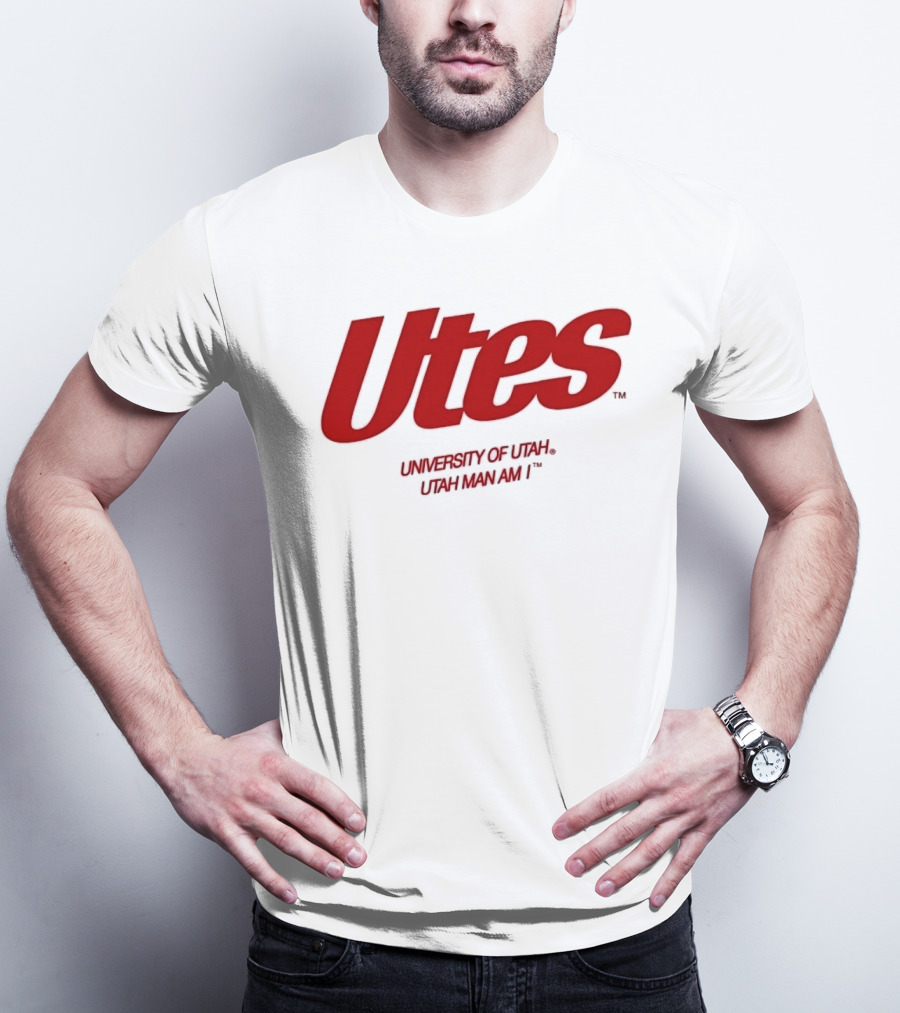 Utes University Of Utah Utah Man Am I NCAA T-Shirt