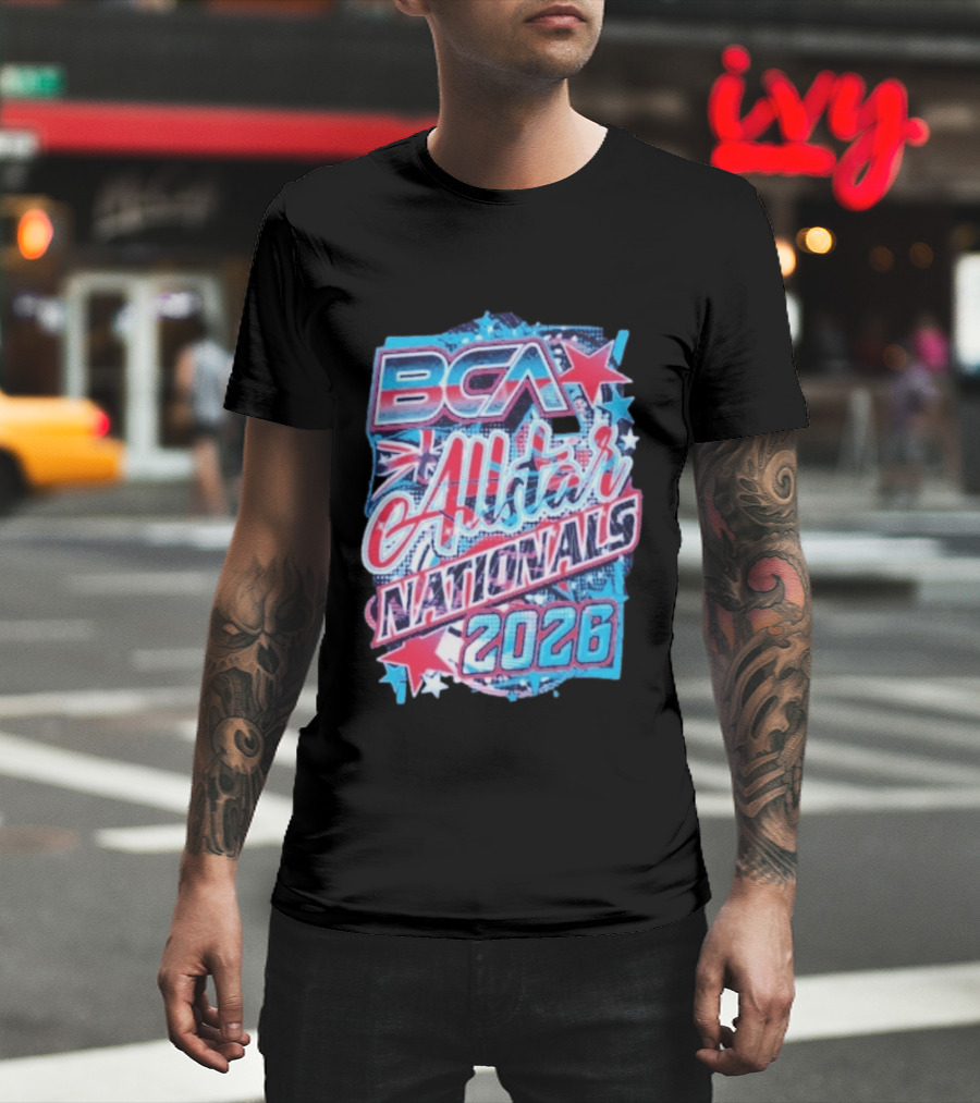 BCA Allstar Nationals 2026 Union Jack Stars T-Shirt