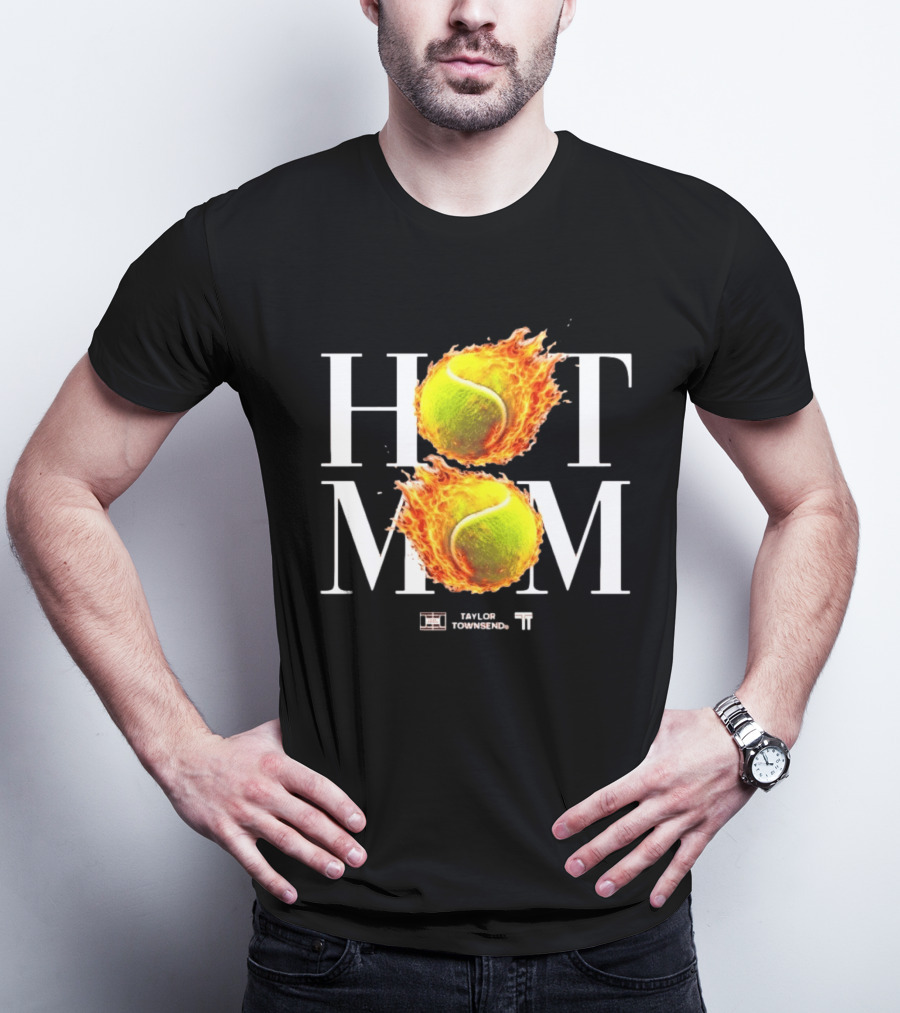Taylor Townsend Hot Mom Tennis WTA Fiery Tennis Balls T-Shirt