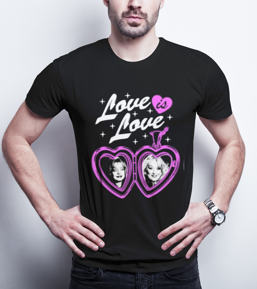Love Is Love Madeline Helen Death Becomes Her Heart Portraits T-Shirt