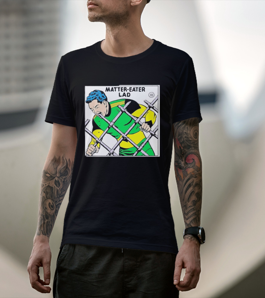Matter Eater Lad DC Comics Retro Comic Book Panel T-Shirt