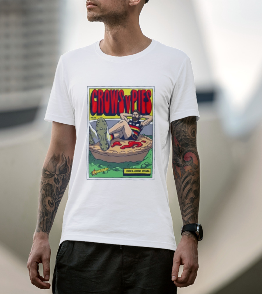 Crows V Pies Adelaide Oval Gameday 20/24 T-Shirt