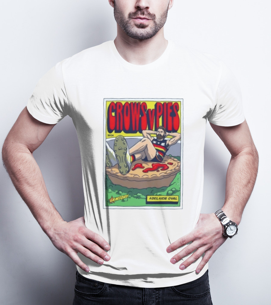Crows V Pies Adelaide Oval Gameday 20/24 T-Shirt