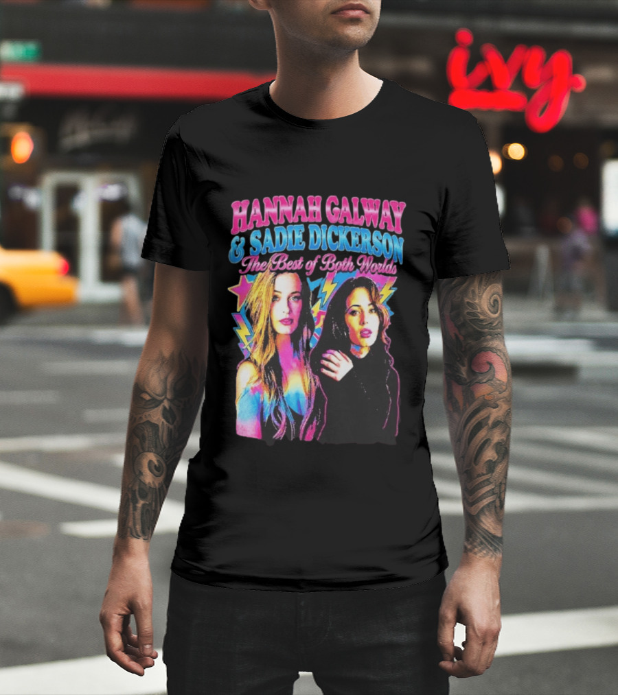 Hannah Galway Sadie Dickerson The Best Of Both Worlds Vibrant Pop T-Shirt