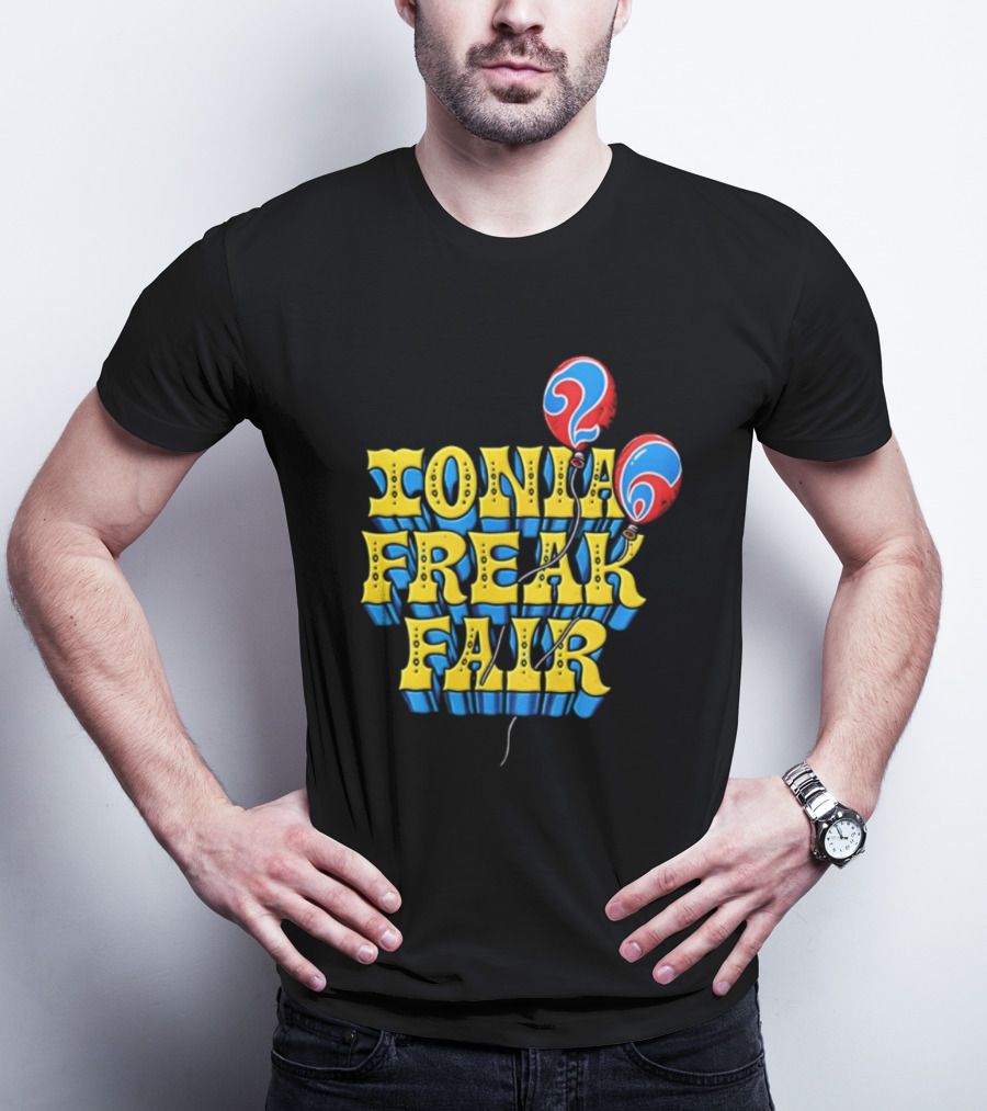 Billy Strings Ionia Freak Fair Music Festival Balloons 2024 T-Shirt