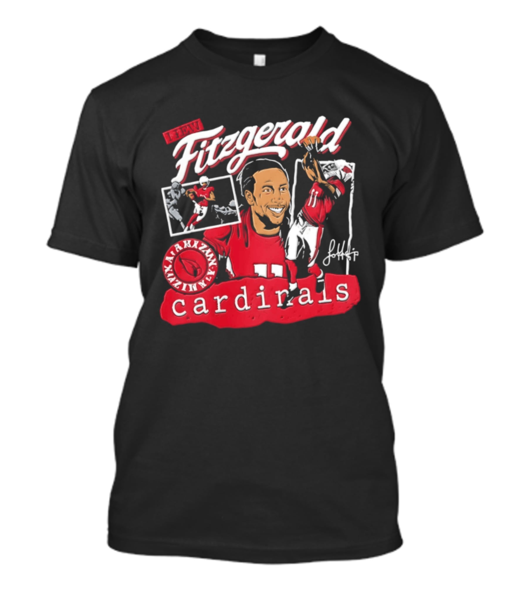 Fitzgerald Arizona Cardinals Football Number 11 NFL Player T-Shirt