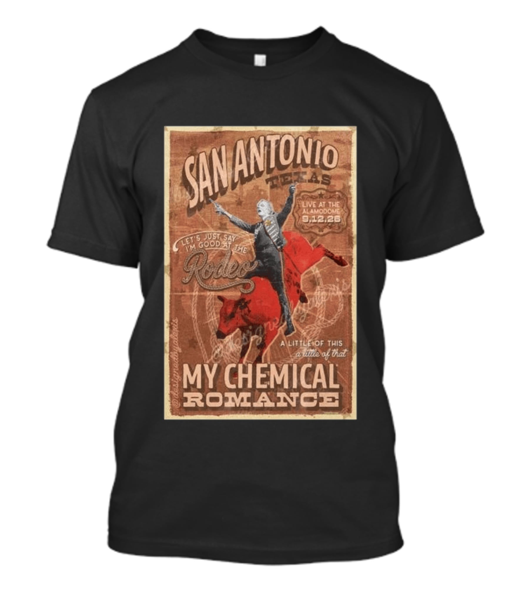 My Chemical Romance San Antonio Texas Alamodome 2026 Rodeo T-Shirt