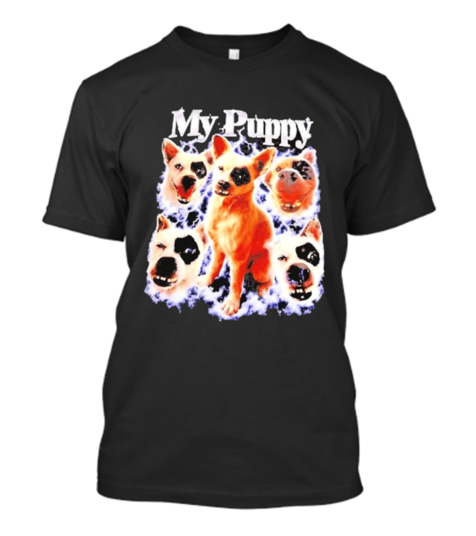 My Puppy Australian Cattle Dog Blue Heeler Faces T-Shirt