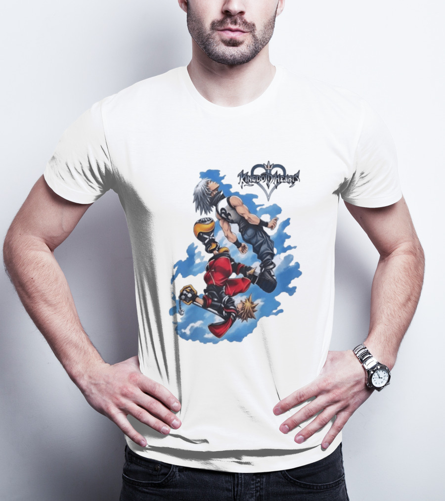 Kingdom Hearts Sora Riku Sky Square Enix T-Shirt