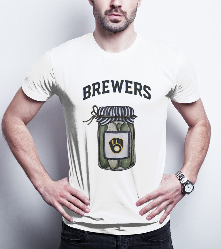 Milwaukee Brewers Pickle Jar MLB Baseball Brewers T-Shirt