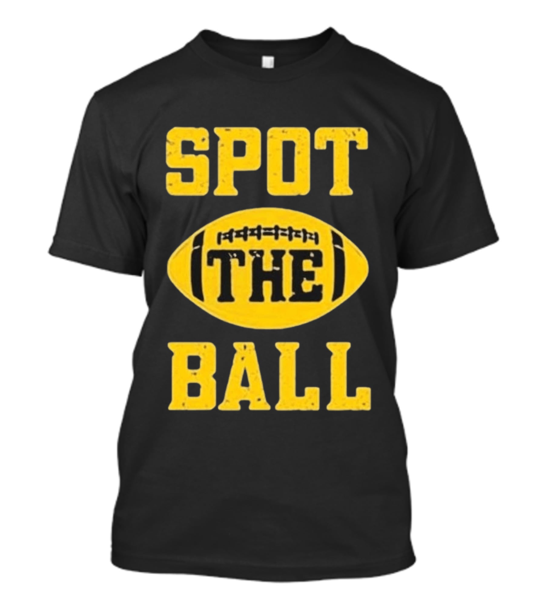 Spot The Ball LSU Football Yellow T-Shirt