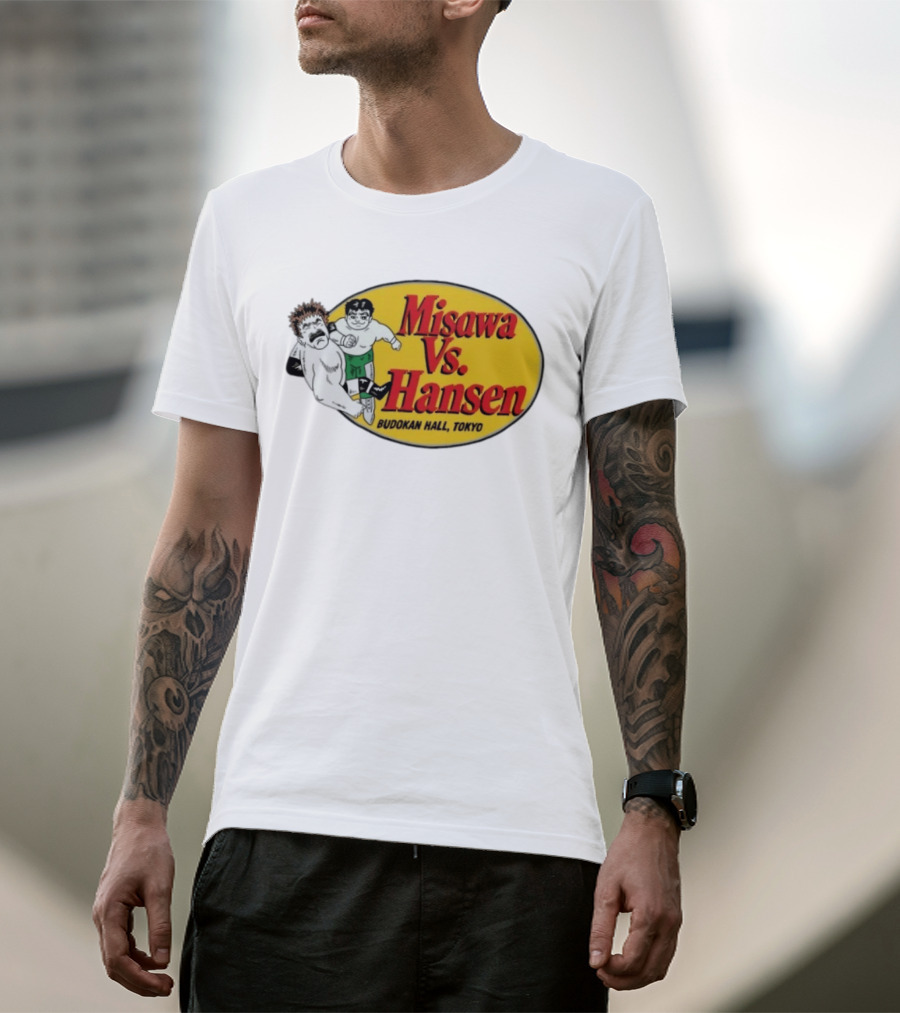 Misawa Vs Hansen Budokan Hall Tokyo T-Shirt