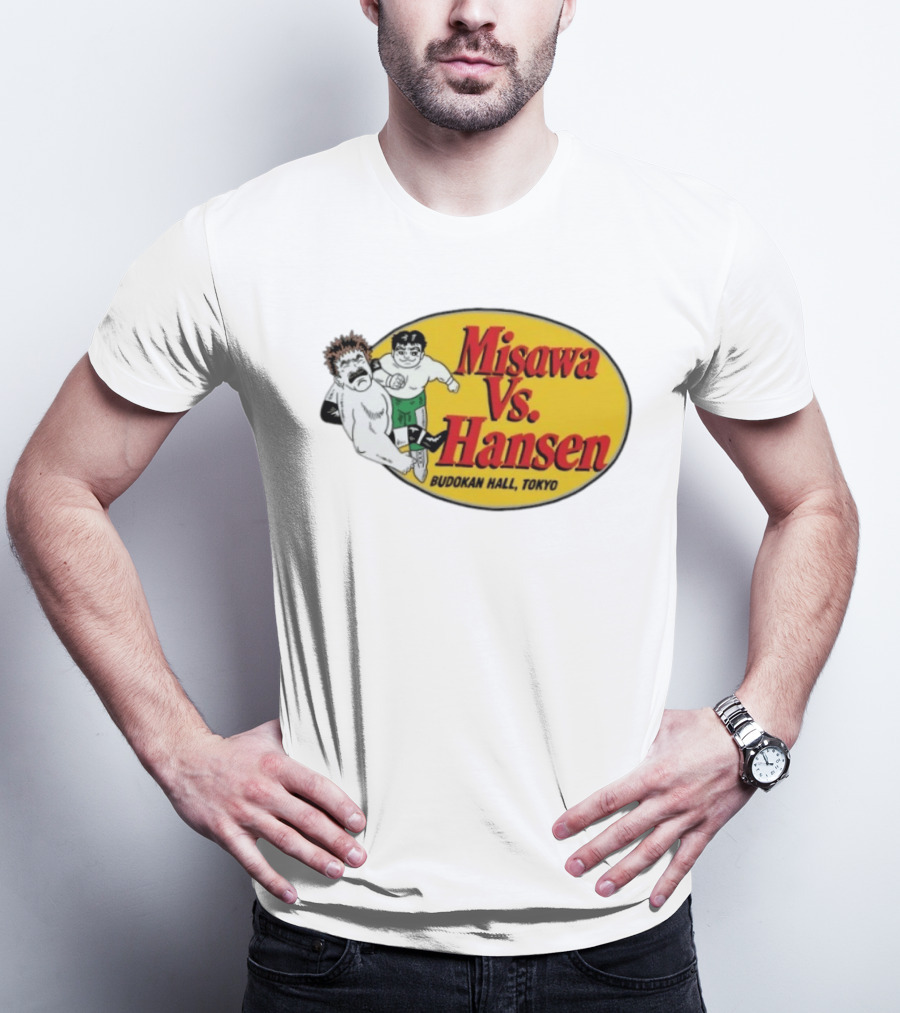 Misawa Vs Hansen Budokan Hall Tokyo T-Shirt