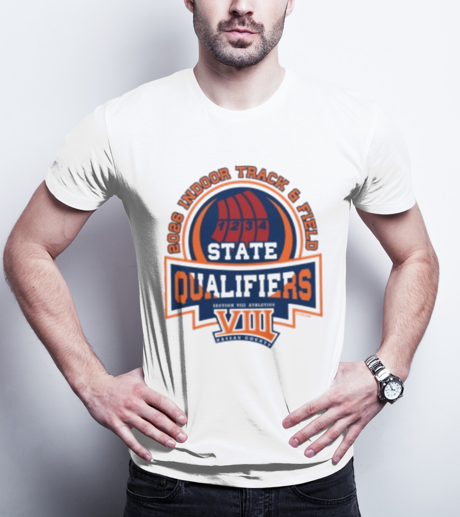 NYSPHSAA 2026 Indoor Track And Field State Qualifiers Section VIII T-Shirt
