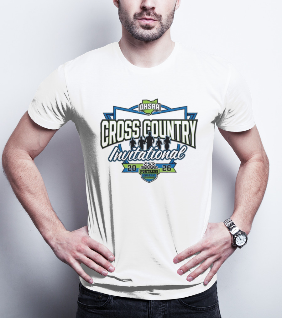 OHSAA Cross Country Invitational 2026 Fortress Obetz T-Shirt