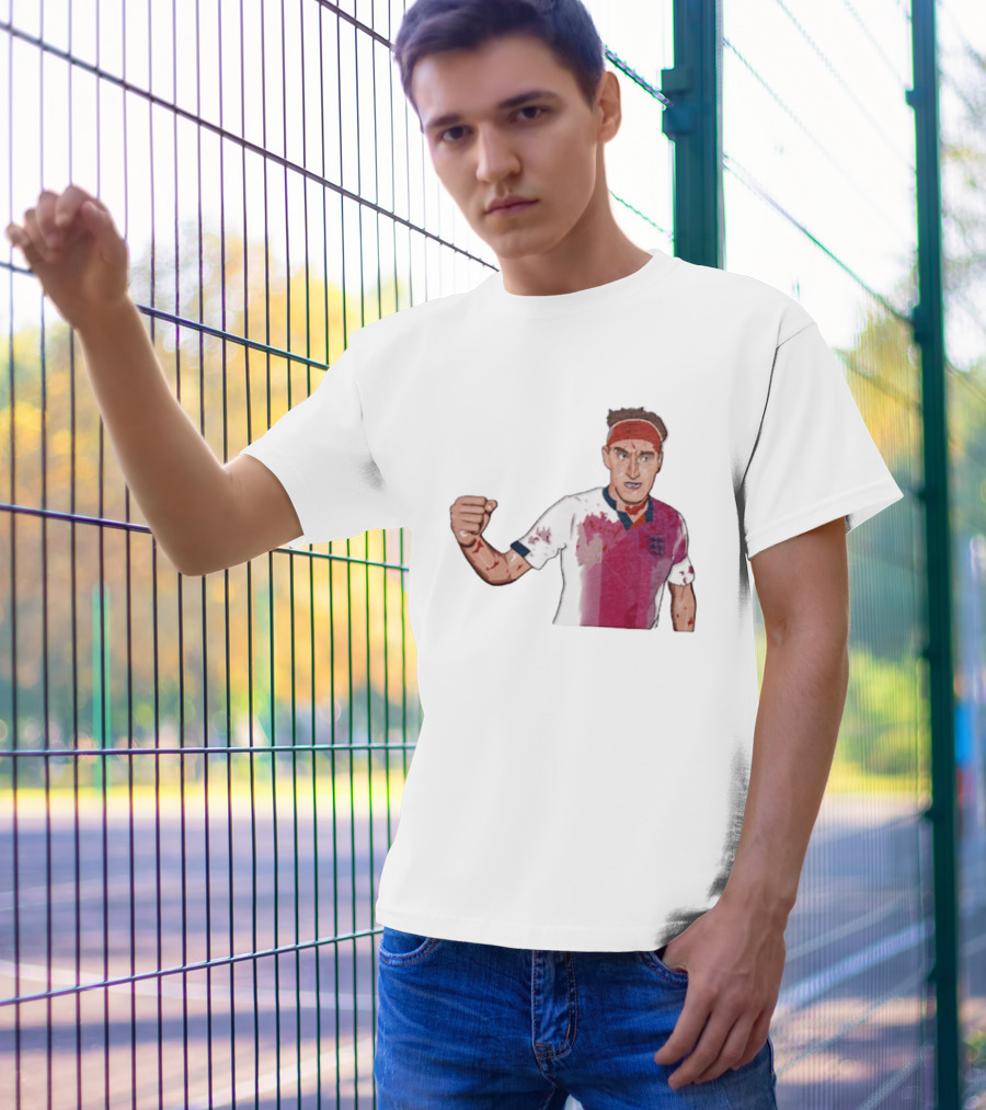 Terry Butcher England Football Iconic Bloodied Headband Moment Football Fans T-Shirt