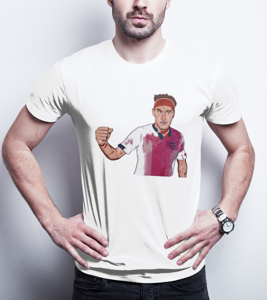 Terry Butcher England Football Iconic Bloodied Headband Moment Football Fans T-Shirt