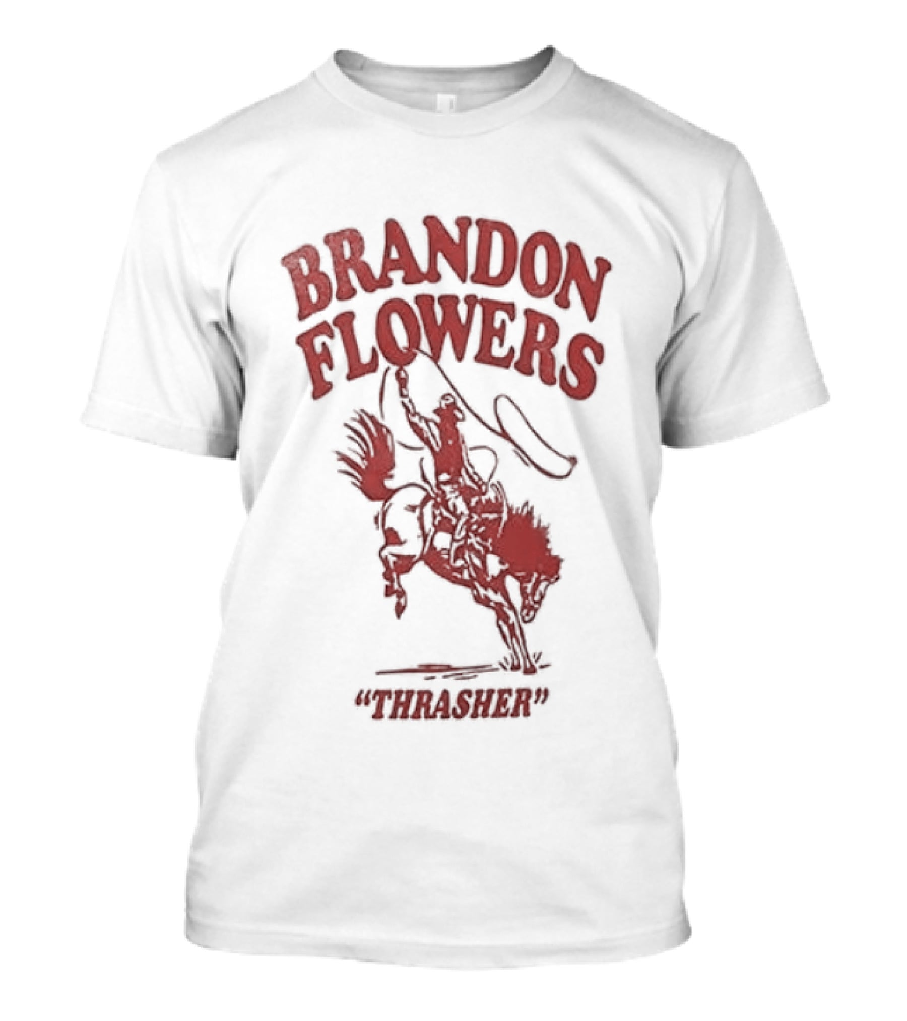 Brandon Flowers Thrasher Tour Dates Schedule Cowboy T-Shirt