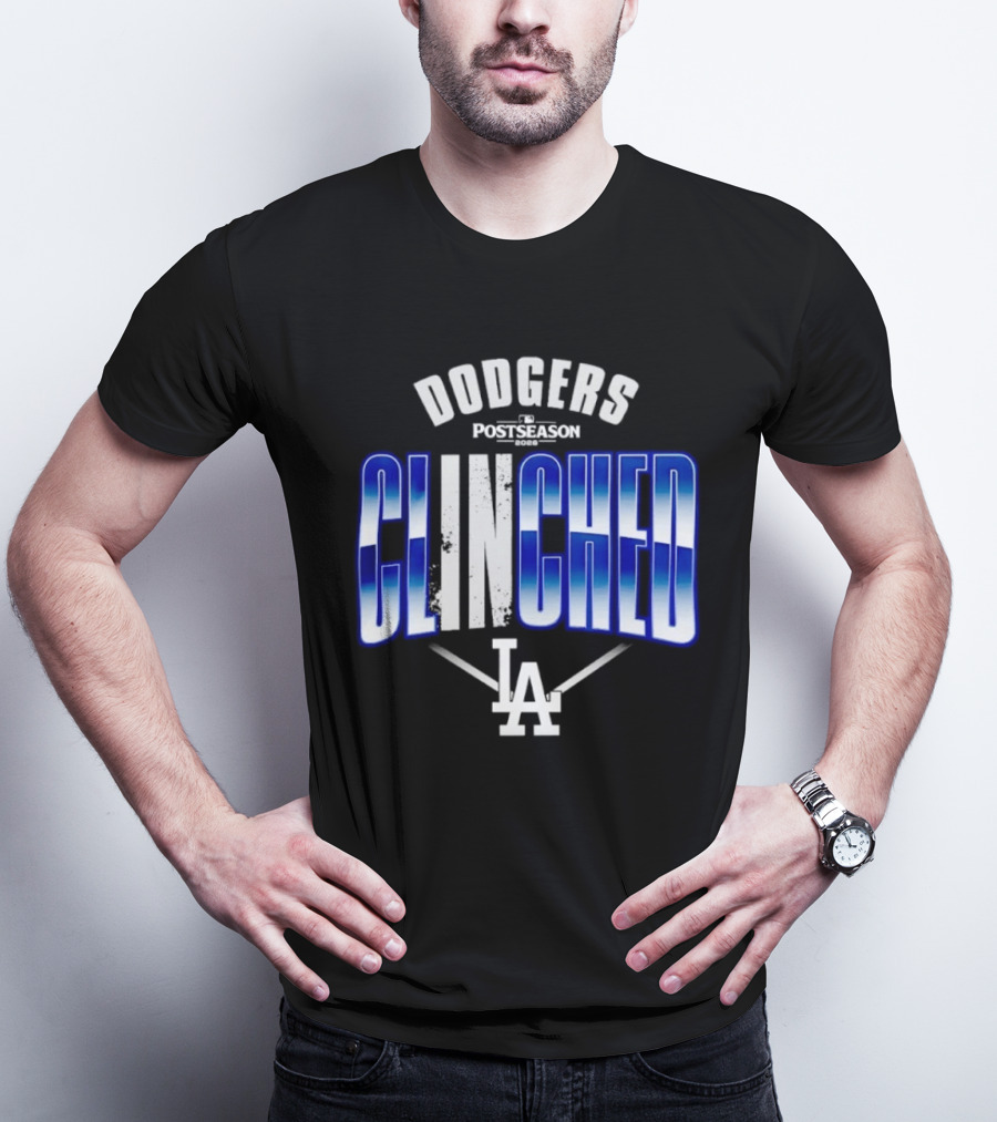 Los Angeles Dodgers Postseason Clinched 2026 LA T-Shirt