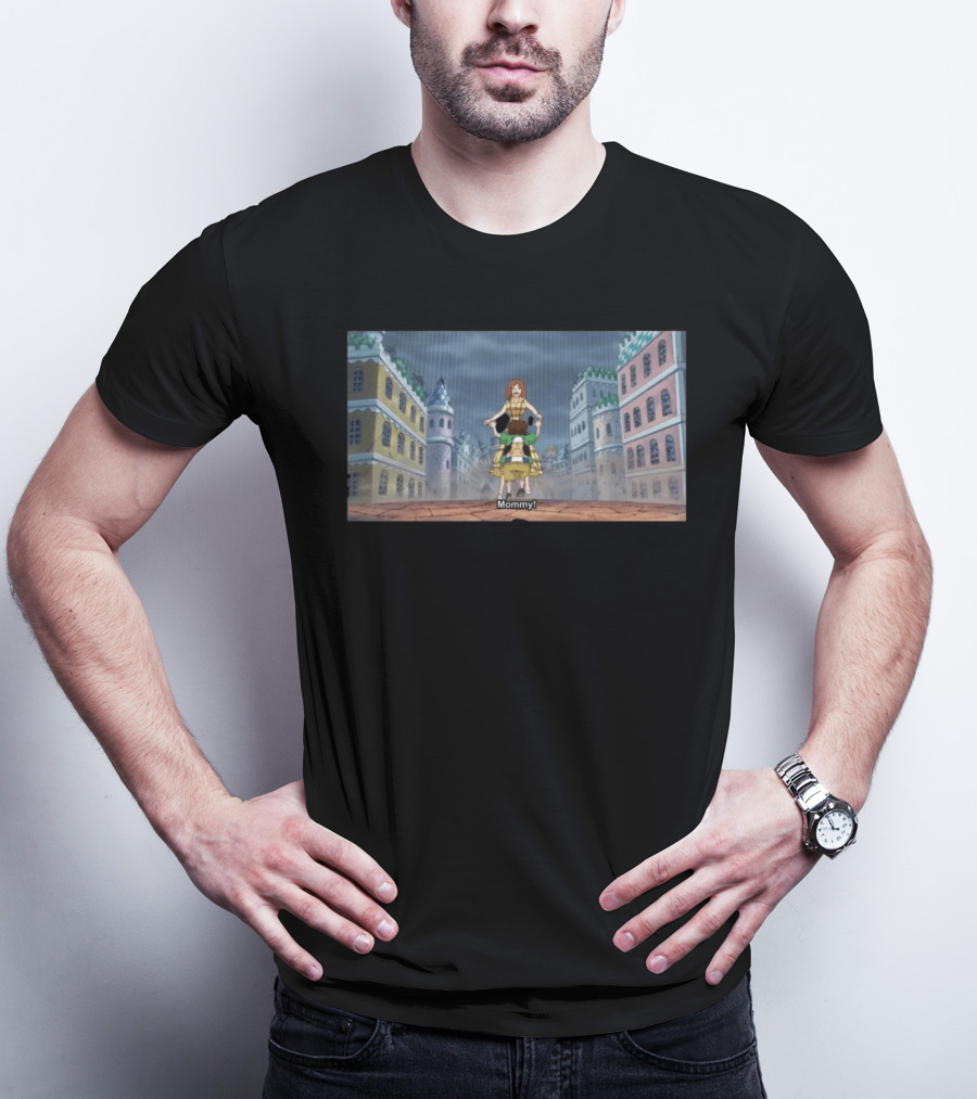 Mommy Dressrosa Kuma Scene In Iconic Anime Setting T-Shirt