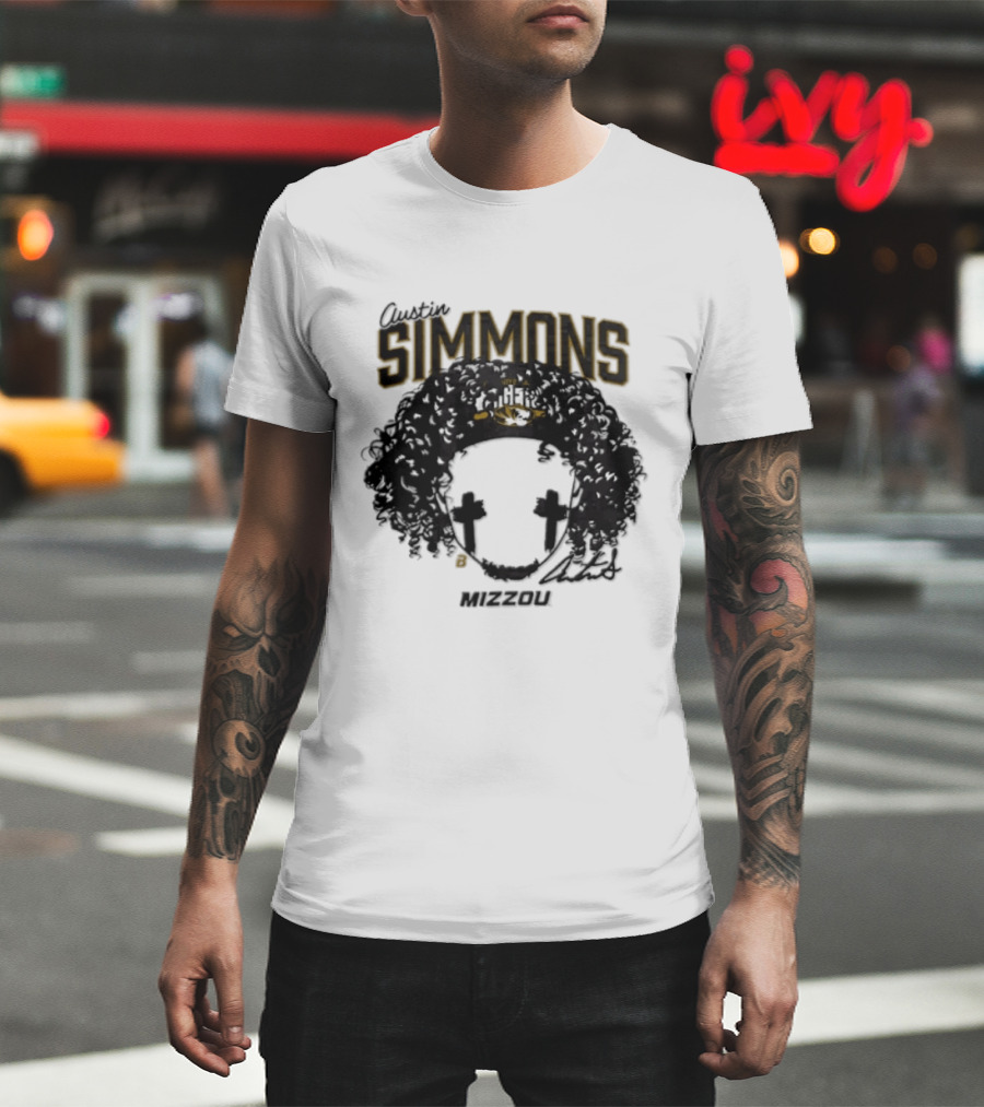 Austin Simmons Mizzou Tigers T-Shirt